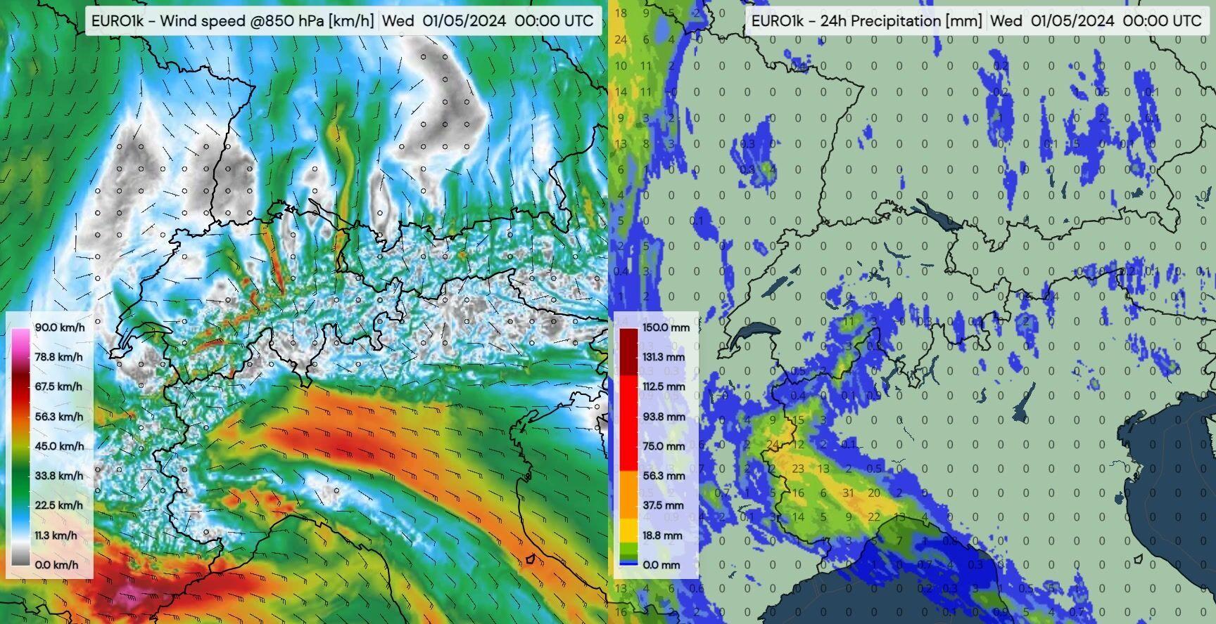 EURO1k Examples | Meteomatics