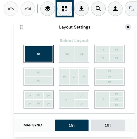 Layout options and time settings