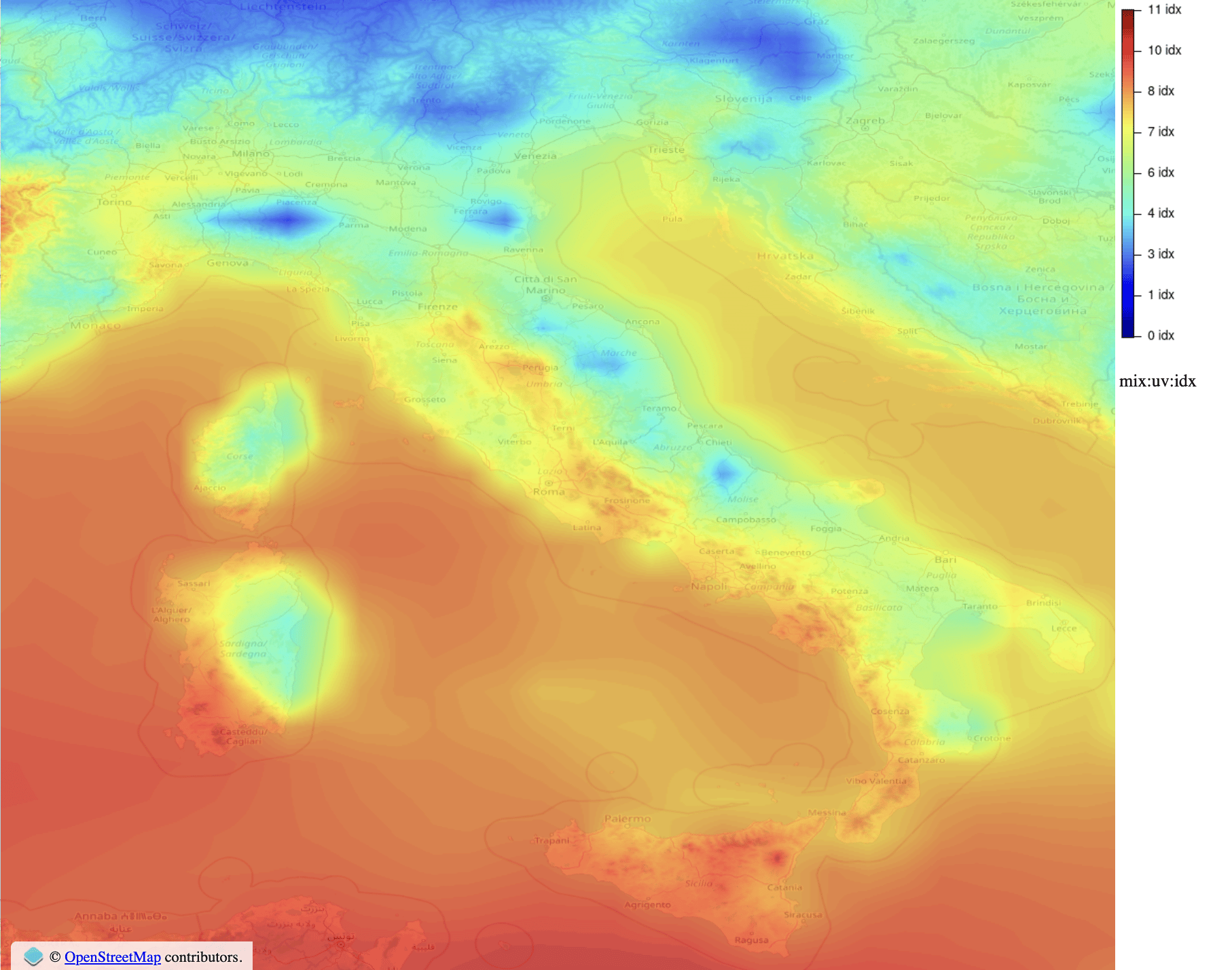 Sun Parameters | Meteomatics
