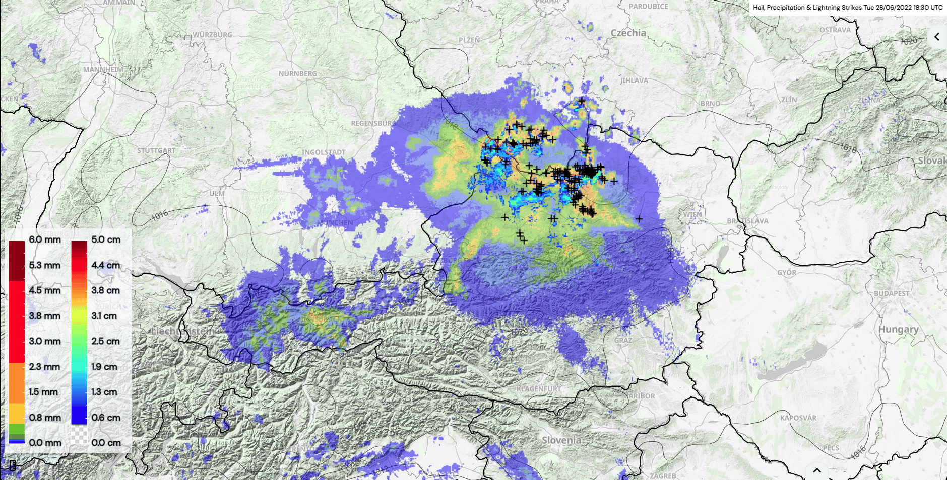 Precipitation API Parameters | Meteomatics
