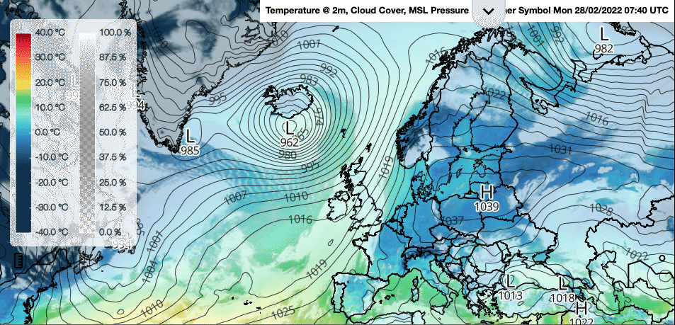 Isolines, Isobands and Weather Fronts | Meteomatics