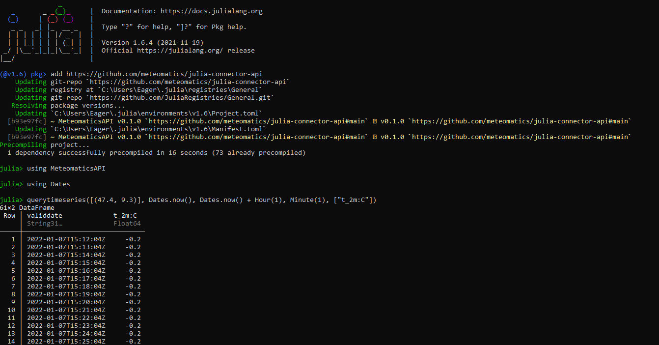 Data Connectors | Meteomatics