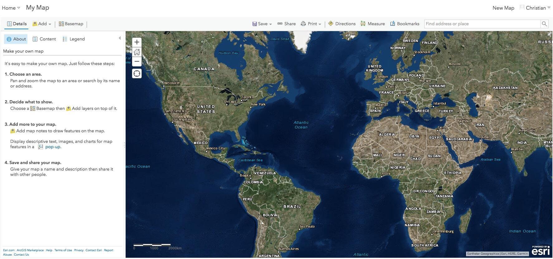 Online ESRI ArcGIS (WMS Instruction) | Meteomatics