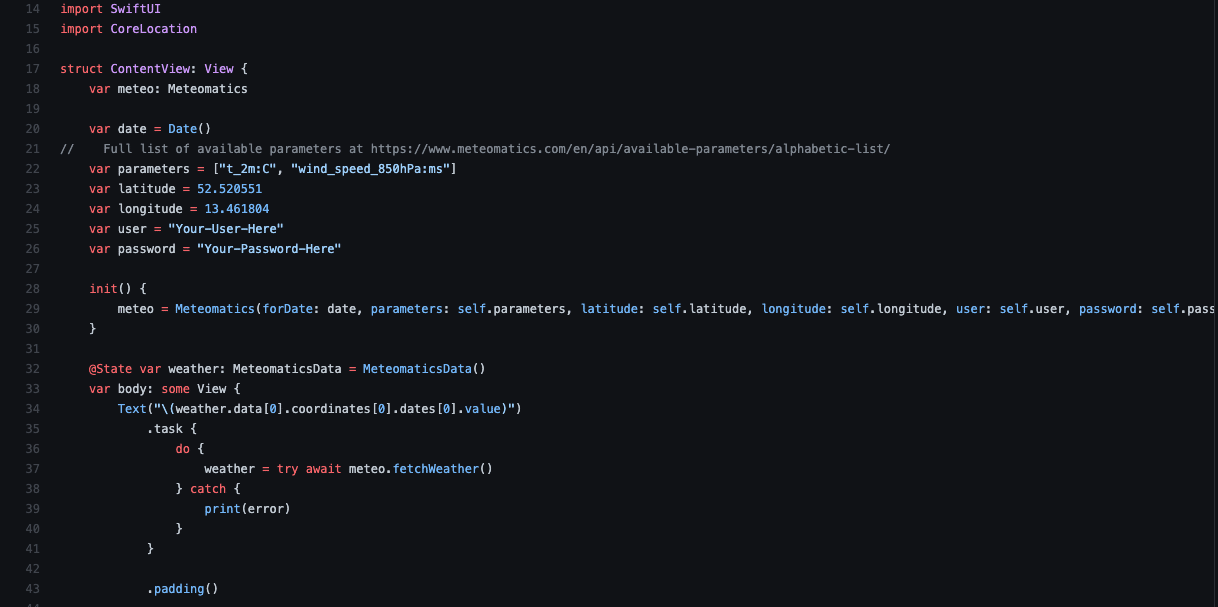 Data Connectors | Meteomatics